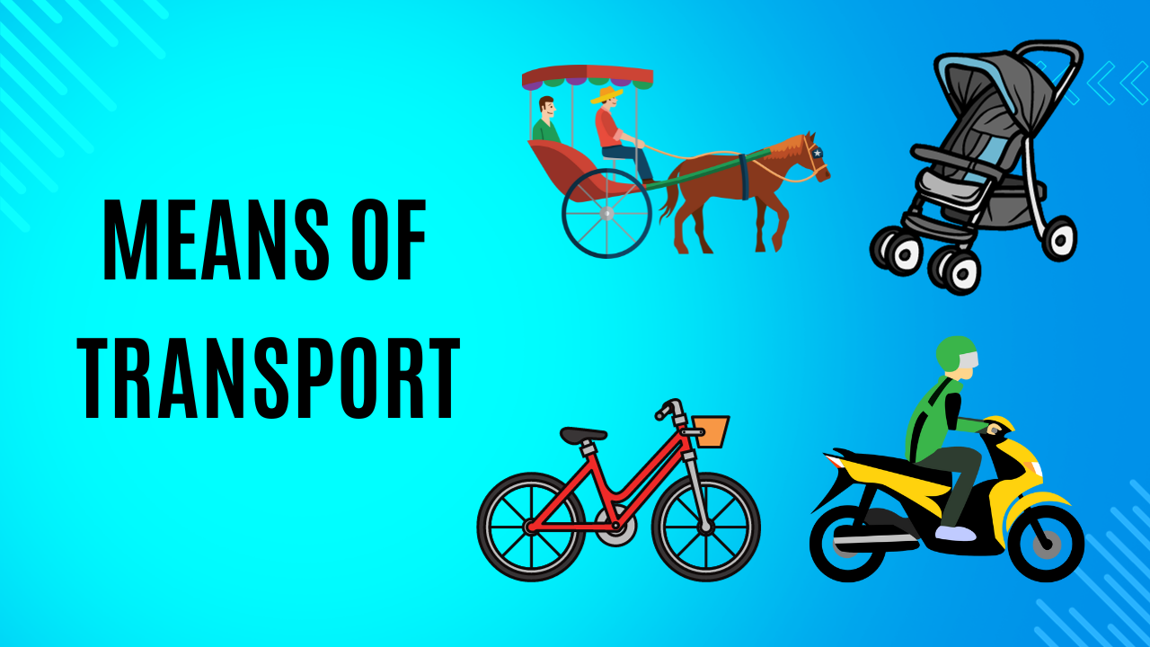 Means Of Transport (7): Prams, Carriages, Motorbikes, And Bicycles ...